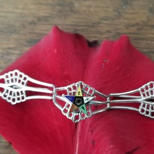 Vintage | Jewelry | Vintage Order Of The Eastern Star Posy Pin Brooch ...